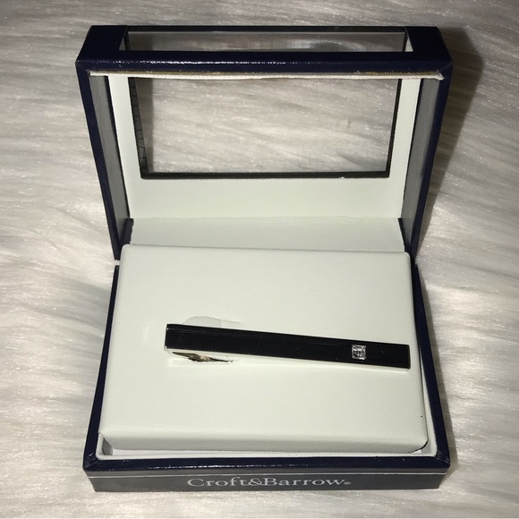 croft & barrow | Accessories | New Croft Barrow Black Tie Bar With ...